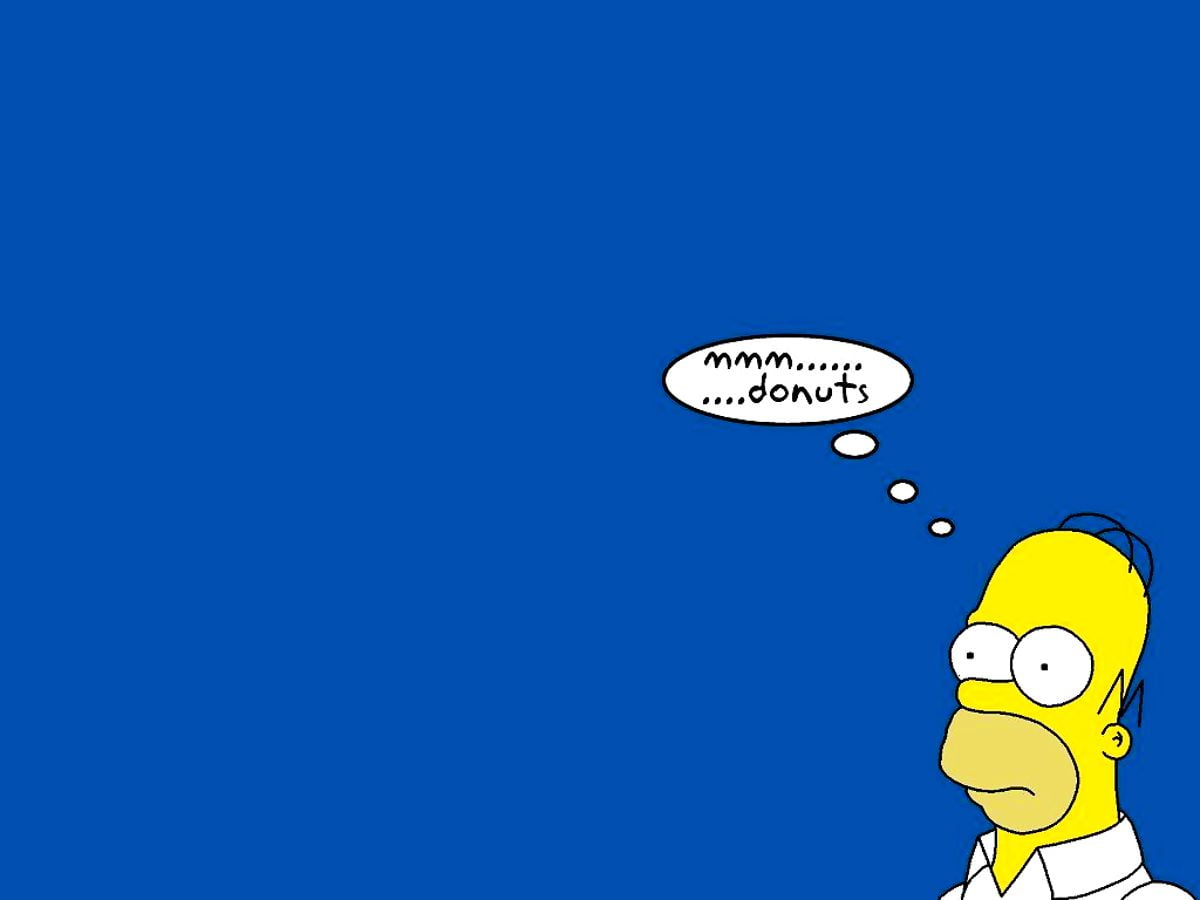 Simpsonit, Sininen, Sarjakuvia taustakuva | Parhaat Taustakuvat