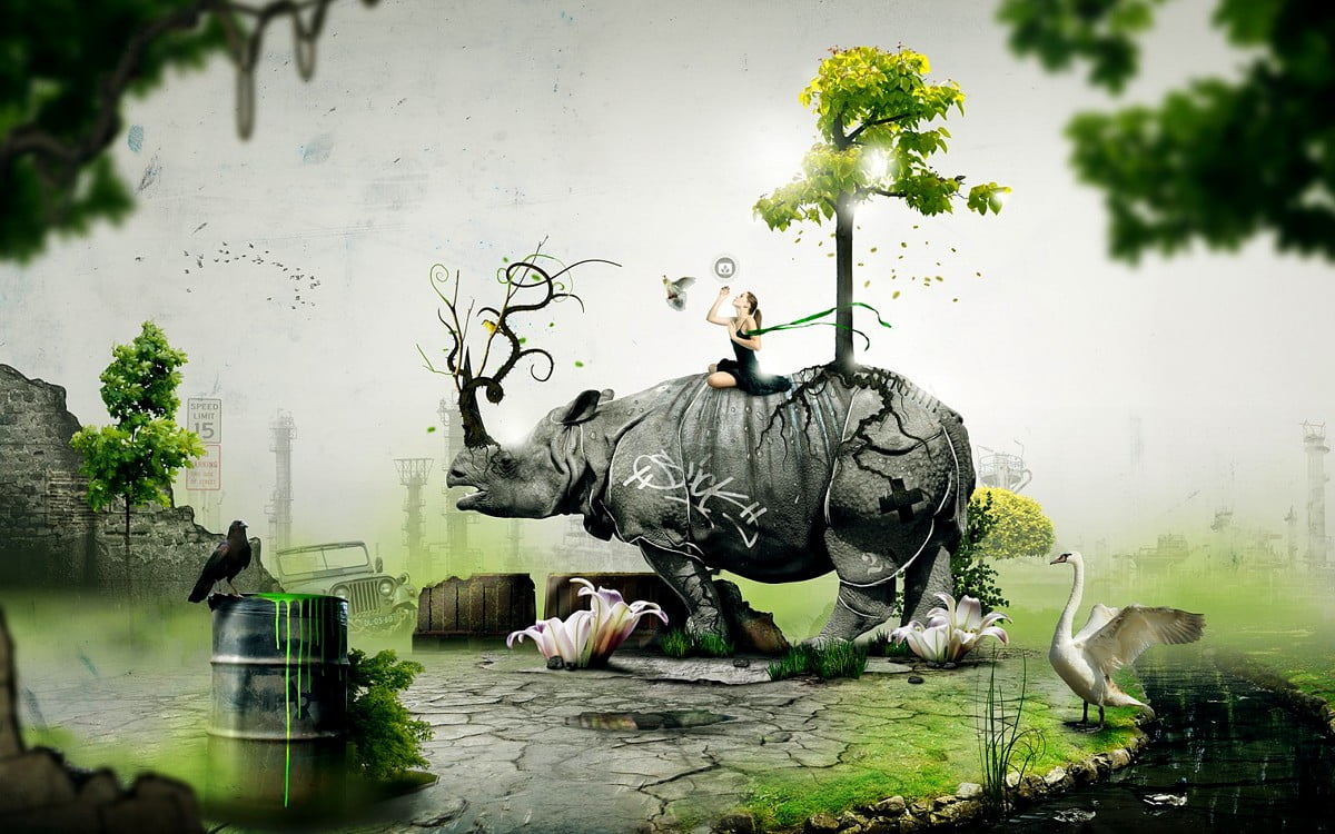 Fantastiske Billeder, Elefant, Dyr baggrund widescreen | Gratis Bedste ...