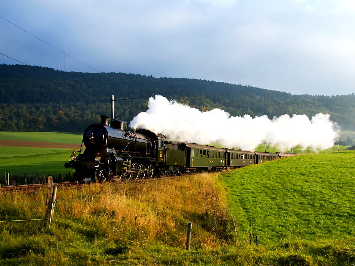 Duvar kağıdı Tren, Buhar Motoru, Lokomotif | Indirin Duvar Kağıtları