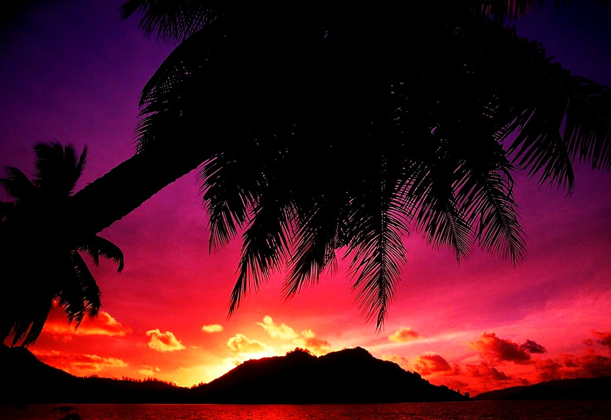 Baggrundsbillede Himmel, Natur, Solnedgang | Bedste Gratis baggrundsbillede