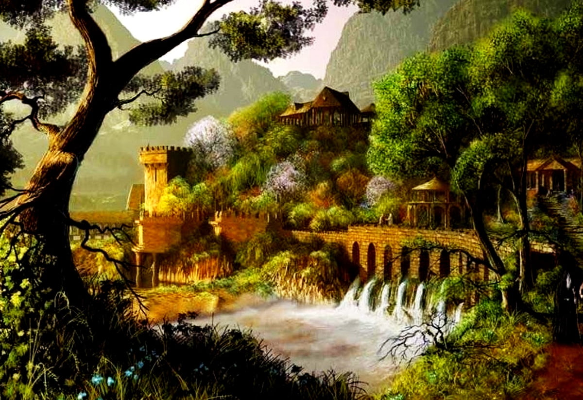 Nature, Fantasy, Painting background | FREE Download photos