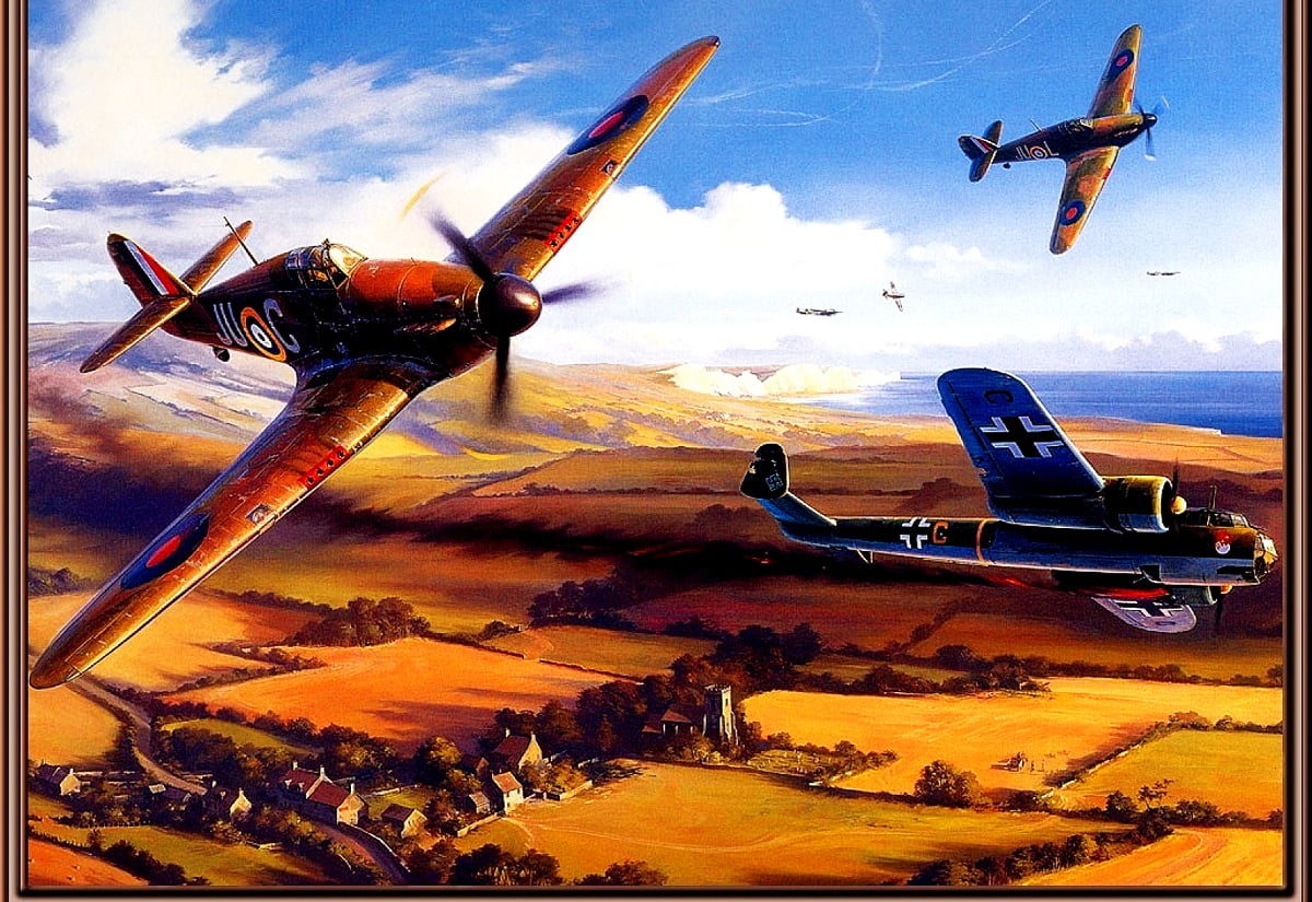Baggrundsbillede Flyvemaskiner, Luftfart, Militære Flyvemaskiner ...