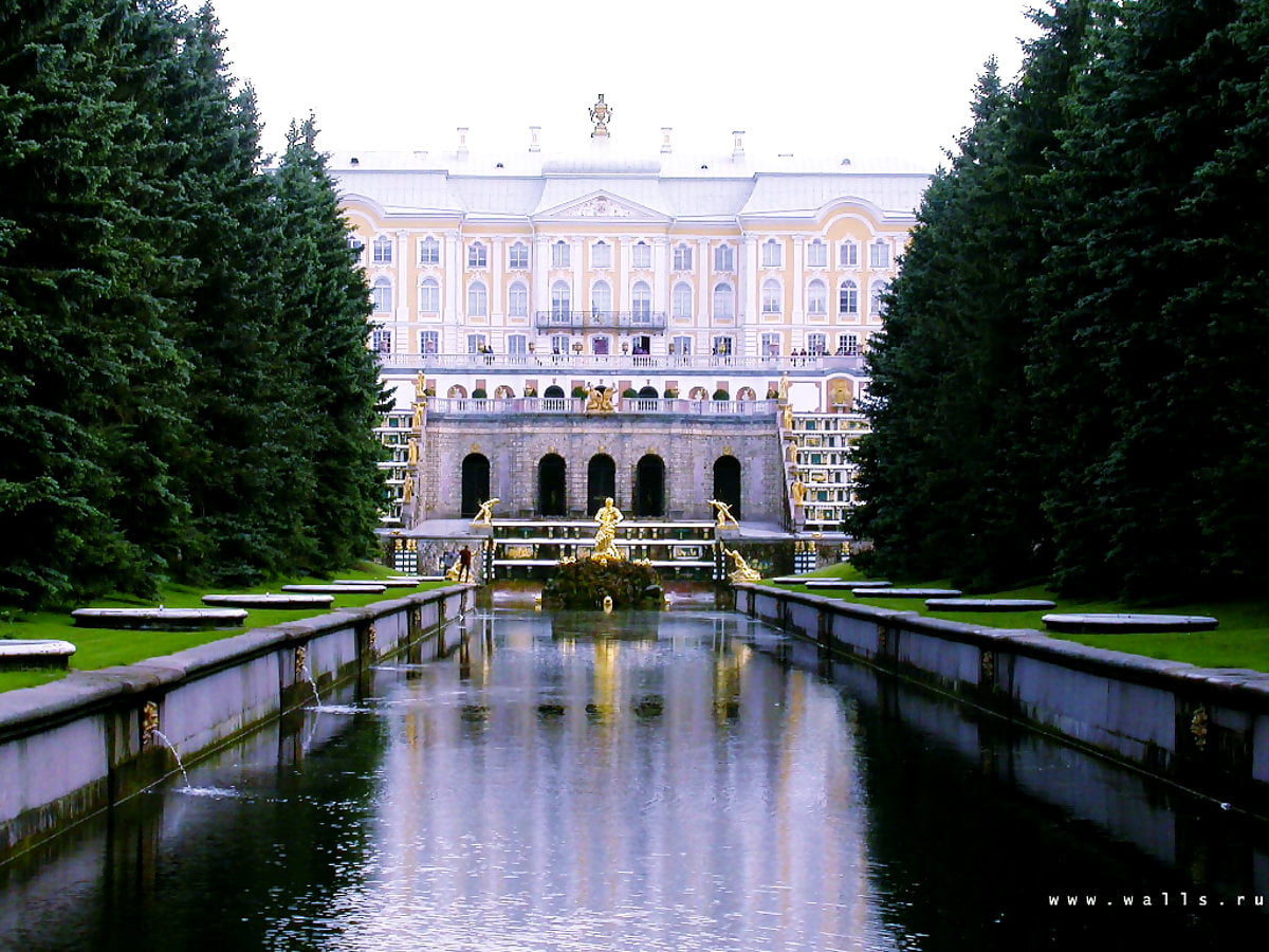 Grand Peterhof Palace baggrunde HD | Download Gratis Baggrundsbilleder