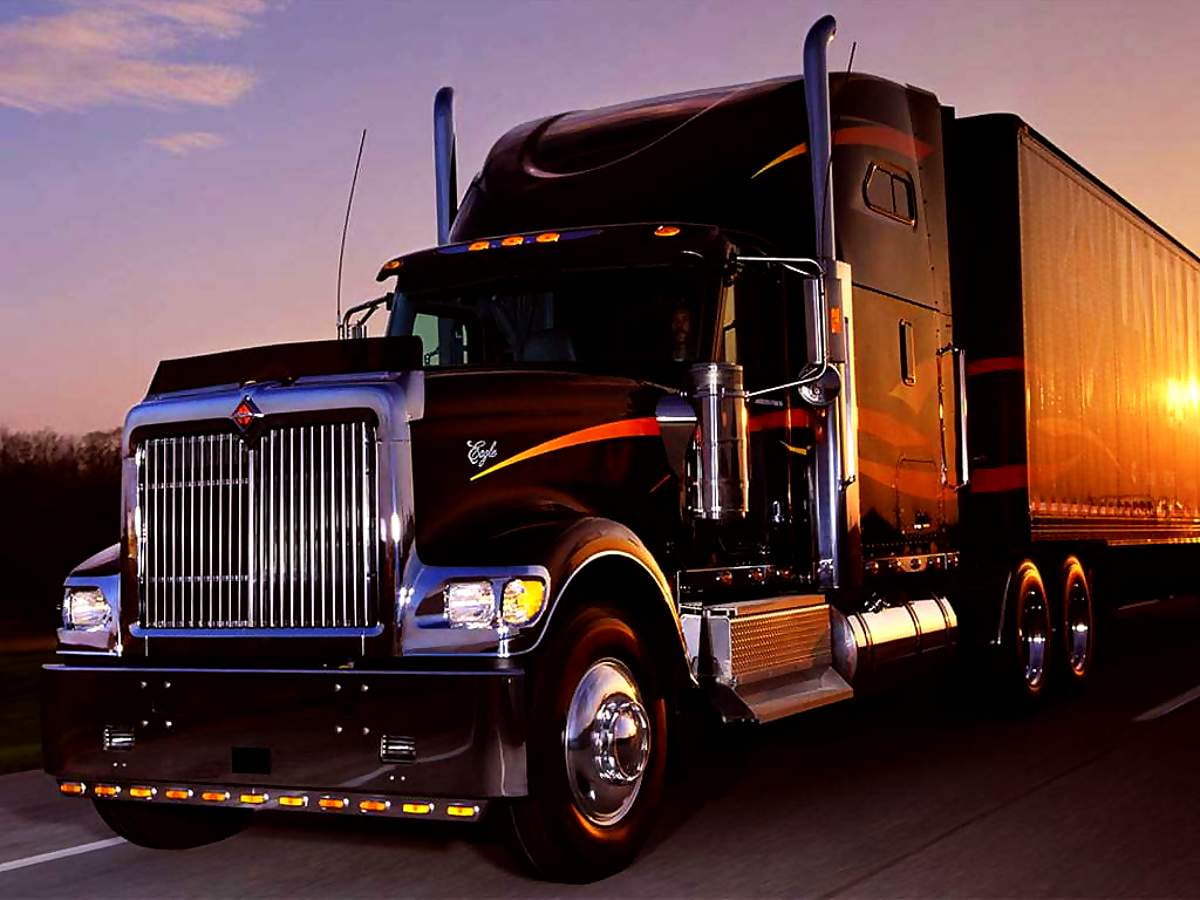 Lastbiler, Trailer Lastbil, Vej baggrund | Gratis Bedste billede