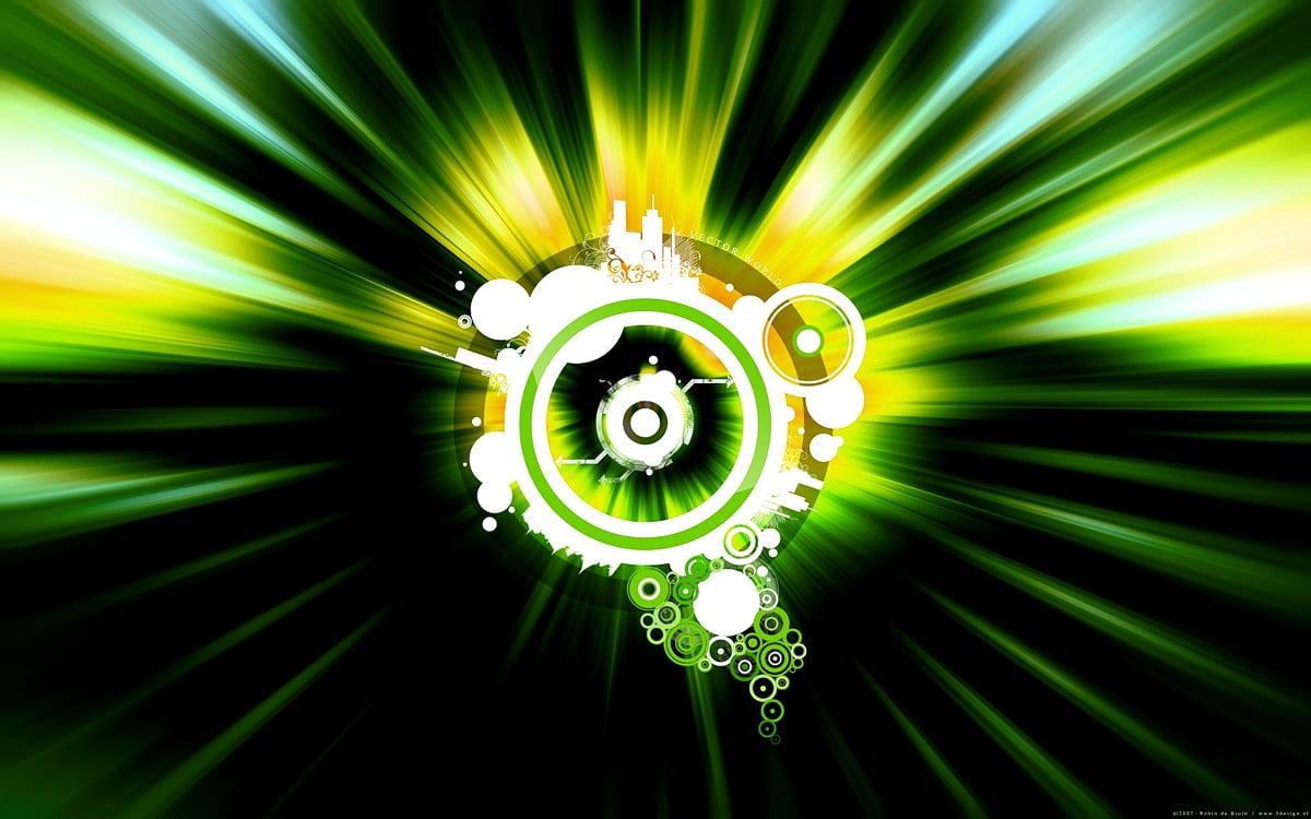 Fondo de pantalla cool Abstractos, Arte Gráfico, Verdes | Fondo