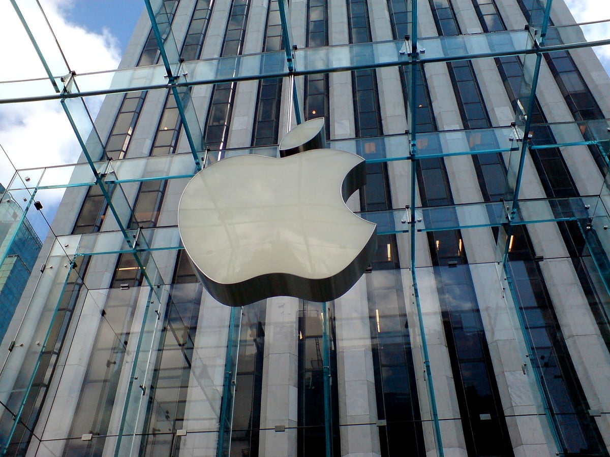 Image d'arrière-plan Logo Apple, Grattes Ciels, Architecture ...