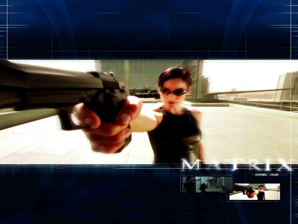 Fondo de escritorio The Matrix, Cámara, Arma | Descargar Fondo Gratis