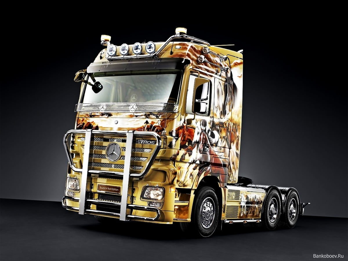 Fed Lastbiler, Vej, Trailer Lastbil billede til baggrund | Bedste ...