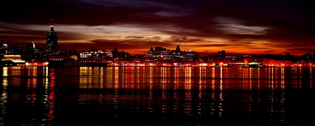 Wallpaper For Dual Monitors, Cityscape, Reflection | Best Free pictures