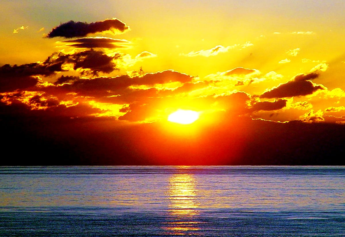Bakgrunnsbilde Sol, Natur, Solnedgang | Topp Gratis bakgrunner