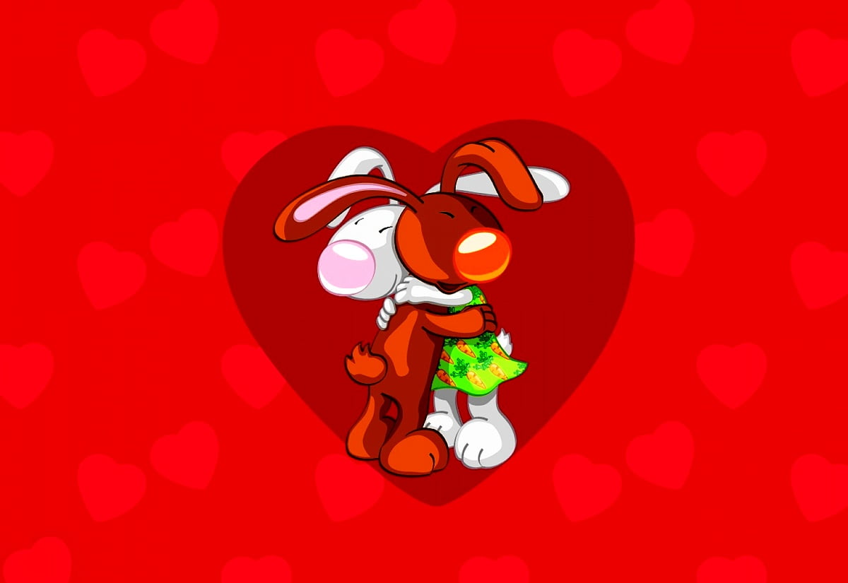 Rakkaus, Sarjakuvia, Pinkit taustakuva | Lataa Ilmaisia Kuvia