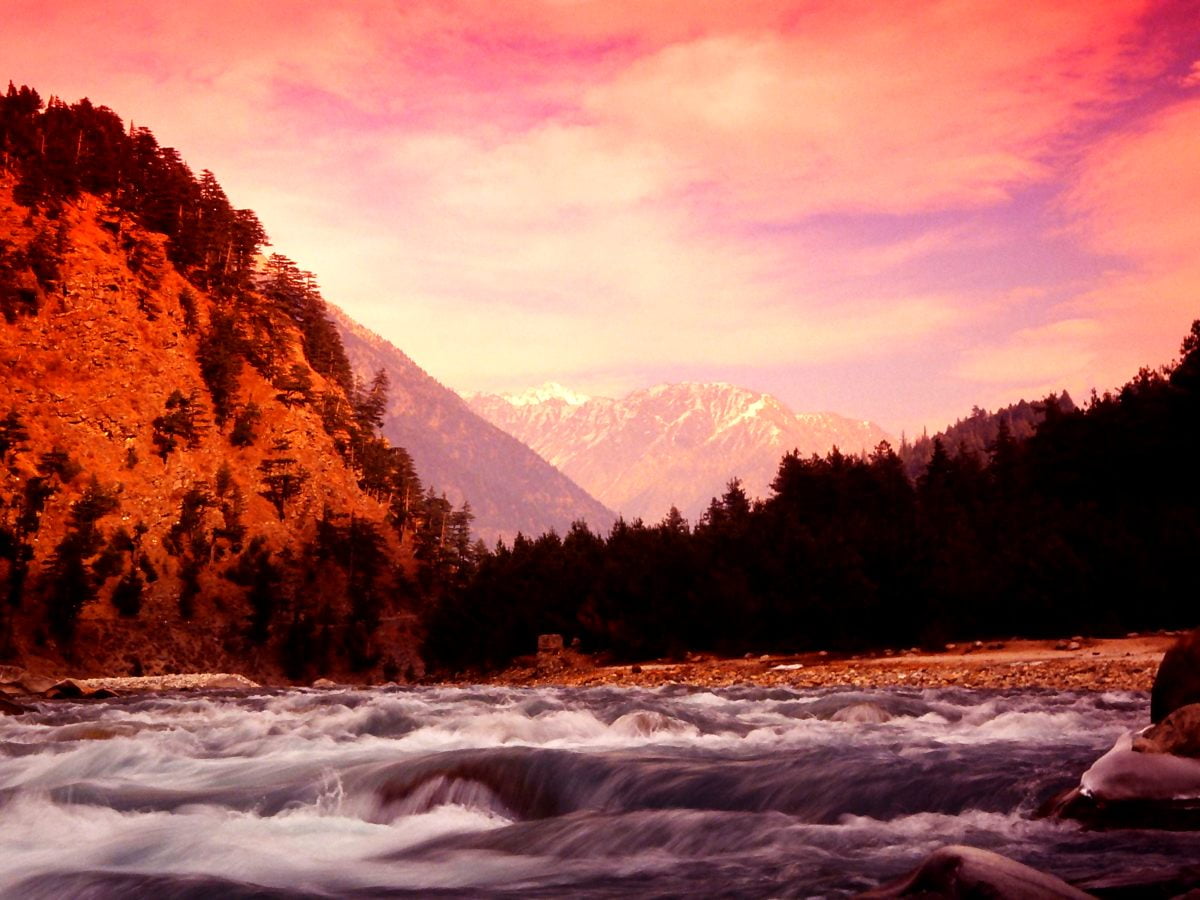 Background image Mountains, Nature, River | TOP Free images