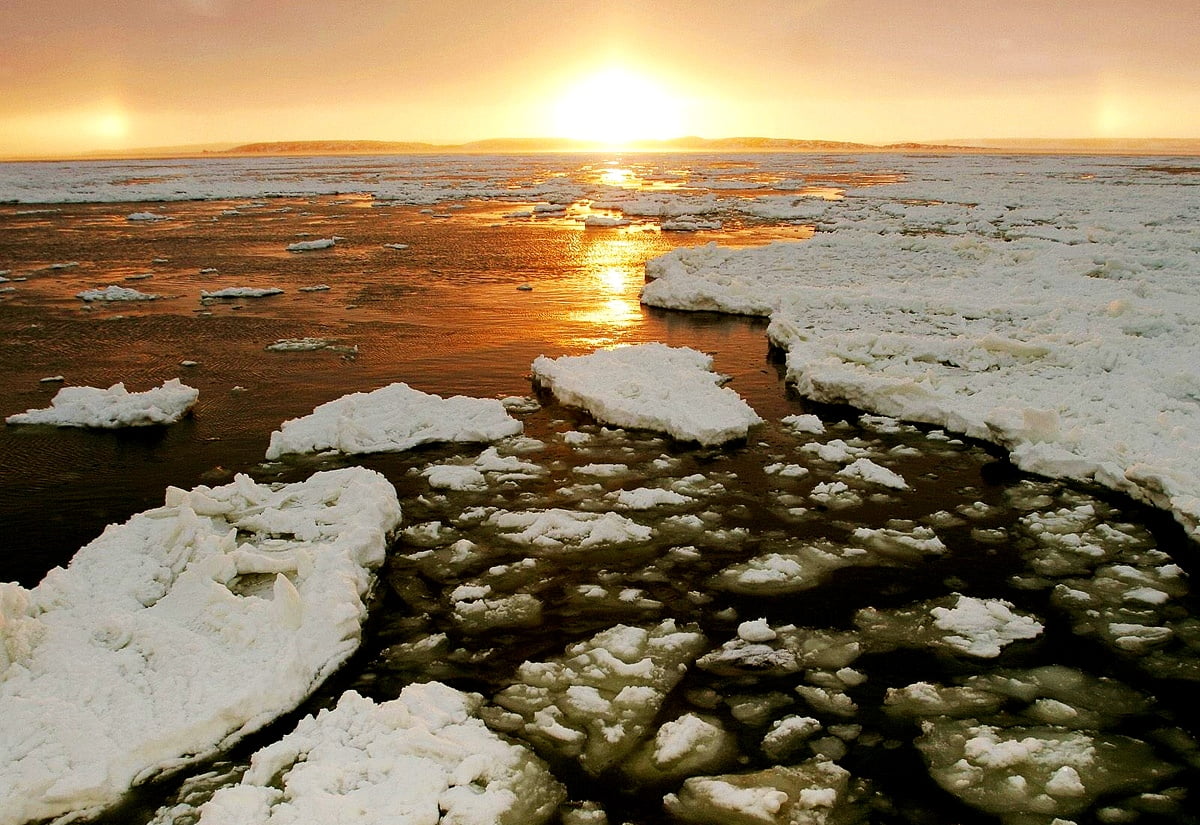 Fondo de pantalla cool Sol, Nieve, Horizonte | Fondo