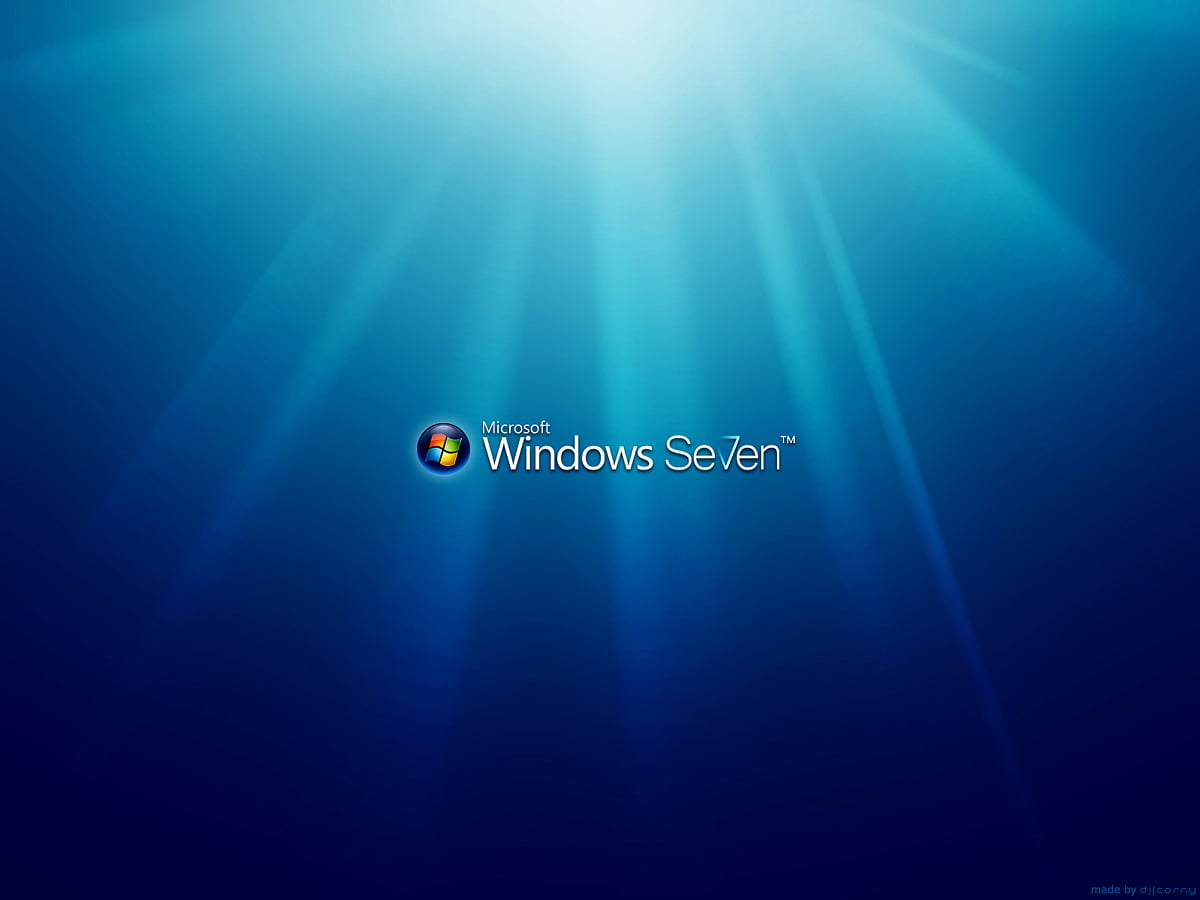 Fondo de pantalla Windows 7, Azules, Aguamarina | Descargar Wallpaper